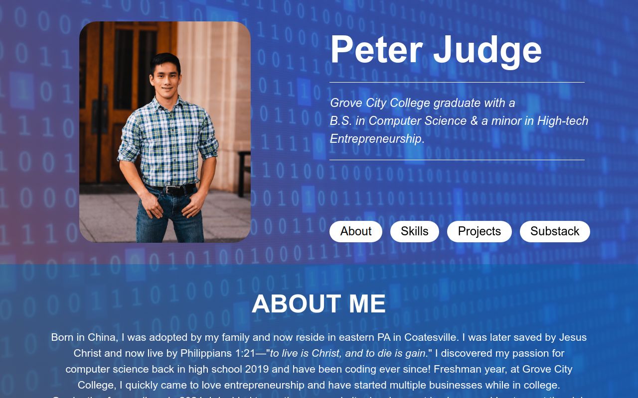 Peter Portfolio